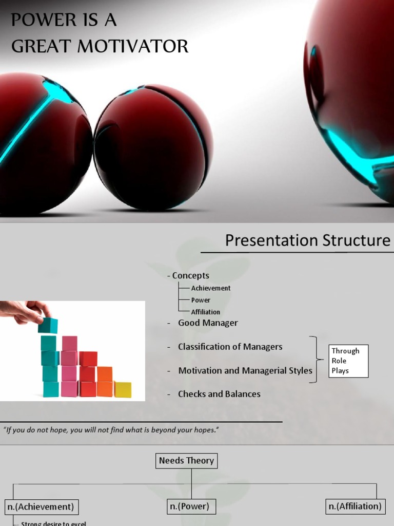 Power Motivation | PDF | Motivation | Motivational