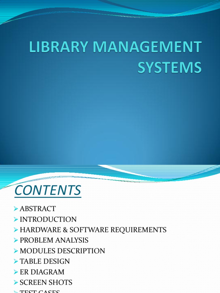 Library Management Systems | PDF | Library (Computing) | Databases