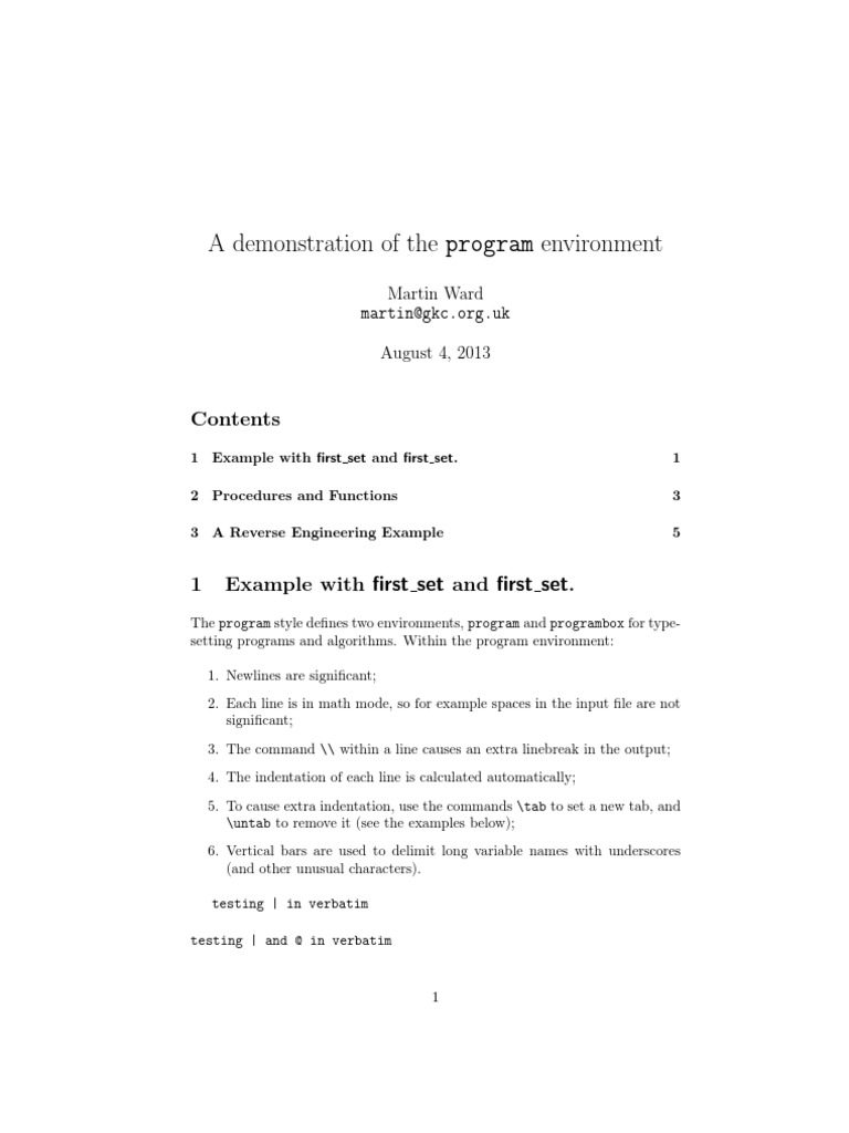 Program Demo | PDF | Notation | Teaching Mathematics