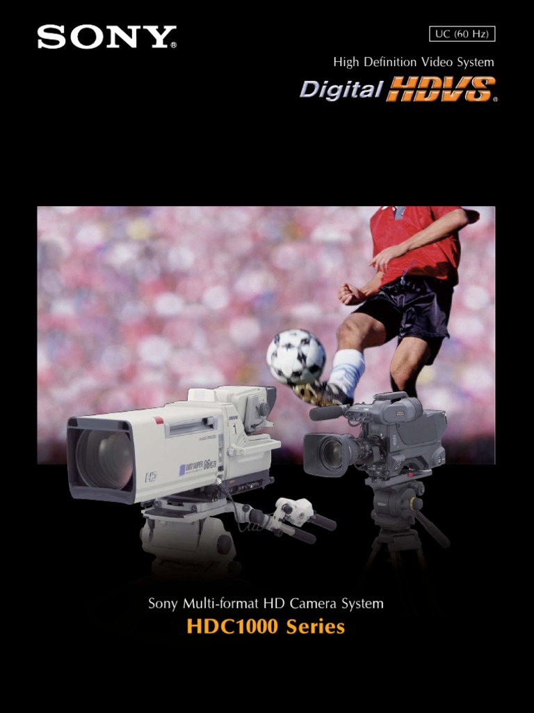 hdc1000 Sony | PDF | Camera | Electrical Connector