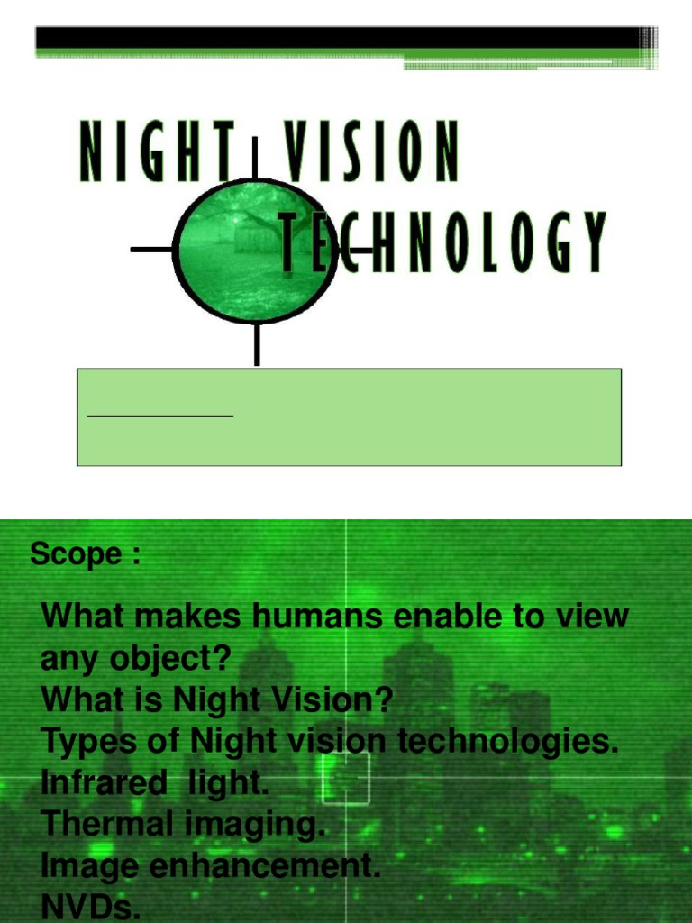 Night Vision Technology | PDF | Thermography | Infrared