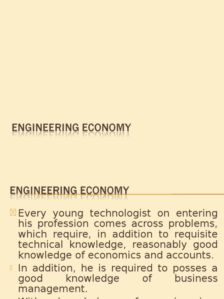 Engineering Economy Essentials | PDF | Feasibility Study | Cost–Benefit ...