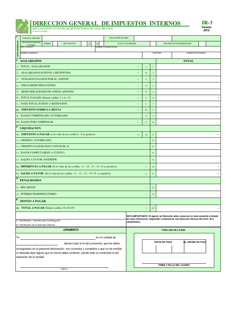 Ir3 2012 | PDF | Salario | Impuestos
