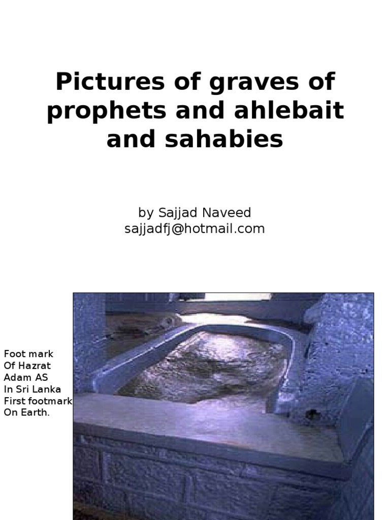 Pictures of Graves of Prophets The Great Prophet Muhammad N Their ...