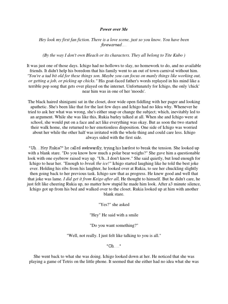 Power Over Me | PDF