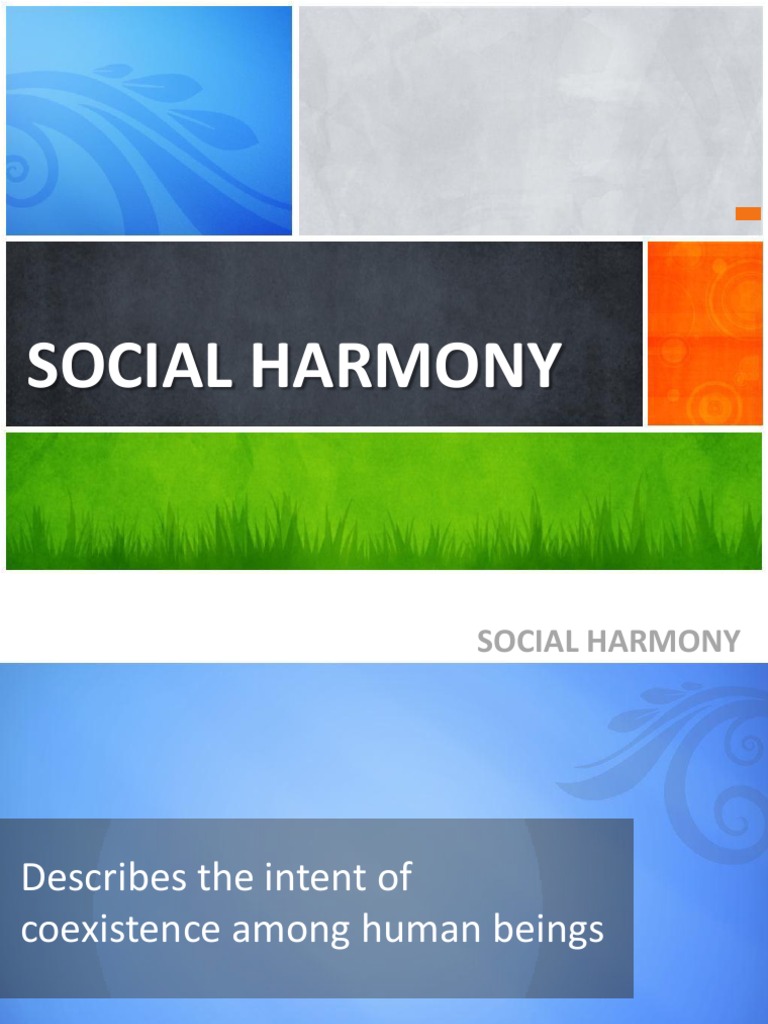 Social Harmony | PDF | Dignity | Human Rights
