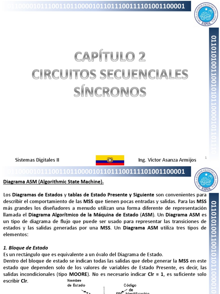 Circuitos Secuenciales Sincronos | PDF | Algoritmos | Programación de computadoras