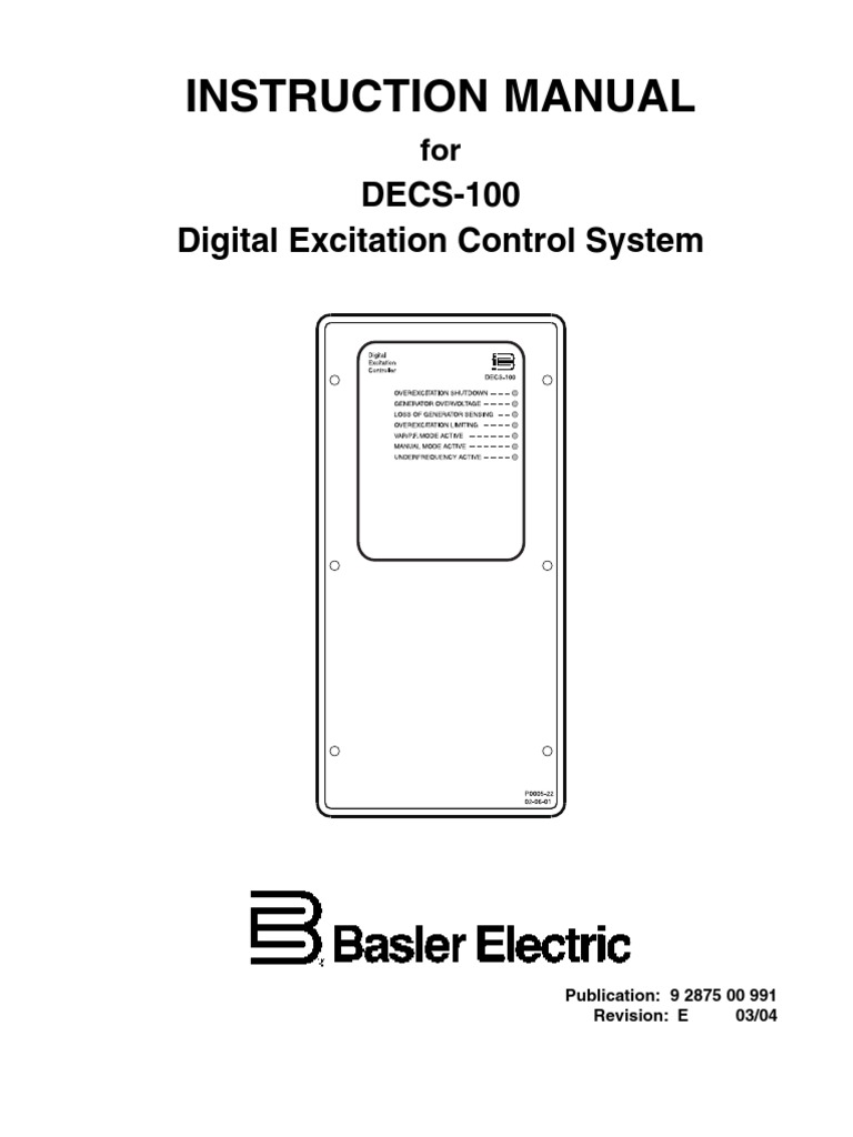 Decs 100 Manual | Download Free PDF | Power Supply | Analog To Digital ...