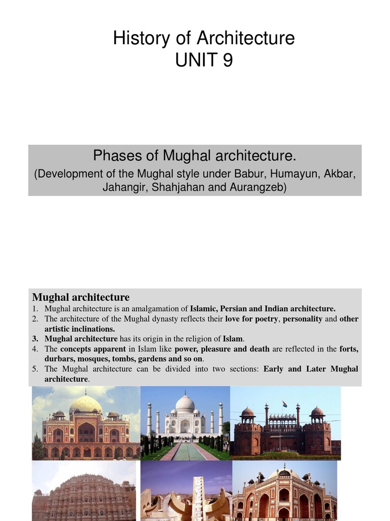 ARC226 History of Architecture 9 PDF | PDF | Mughal Empire | Religious ...