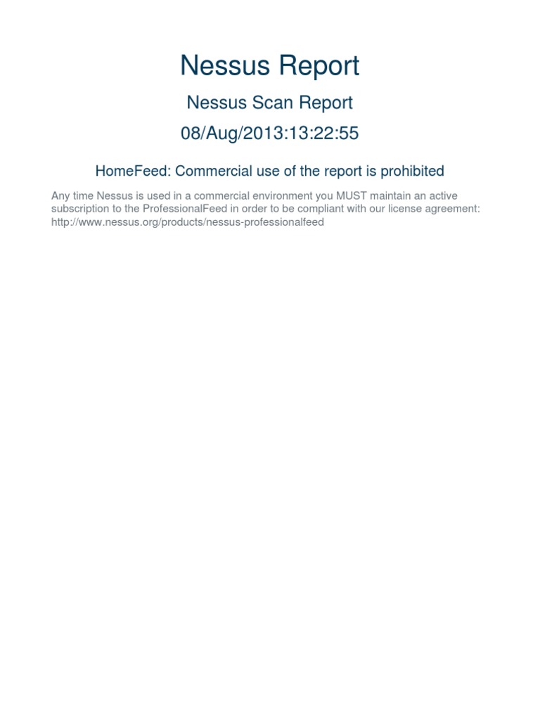 nessus | PDF | File Transfer Protocol | Http Cookie