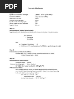 Concrete Mix Design M-40 (RCC) Grade | PDF | Construction Aggregate ...