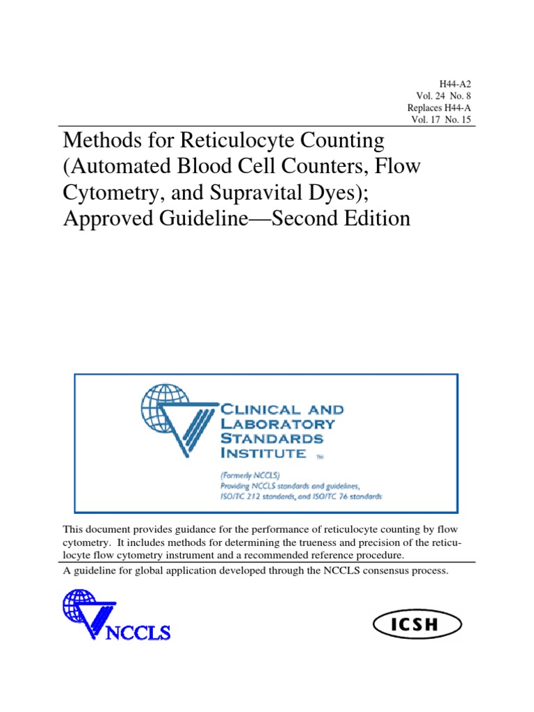 Methods For Reticulocyte Counting | Download Free PDF | Staining ...