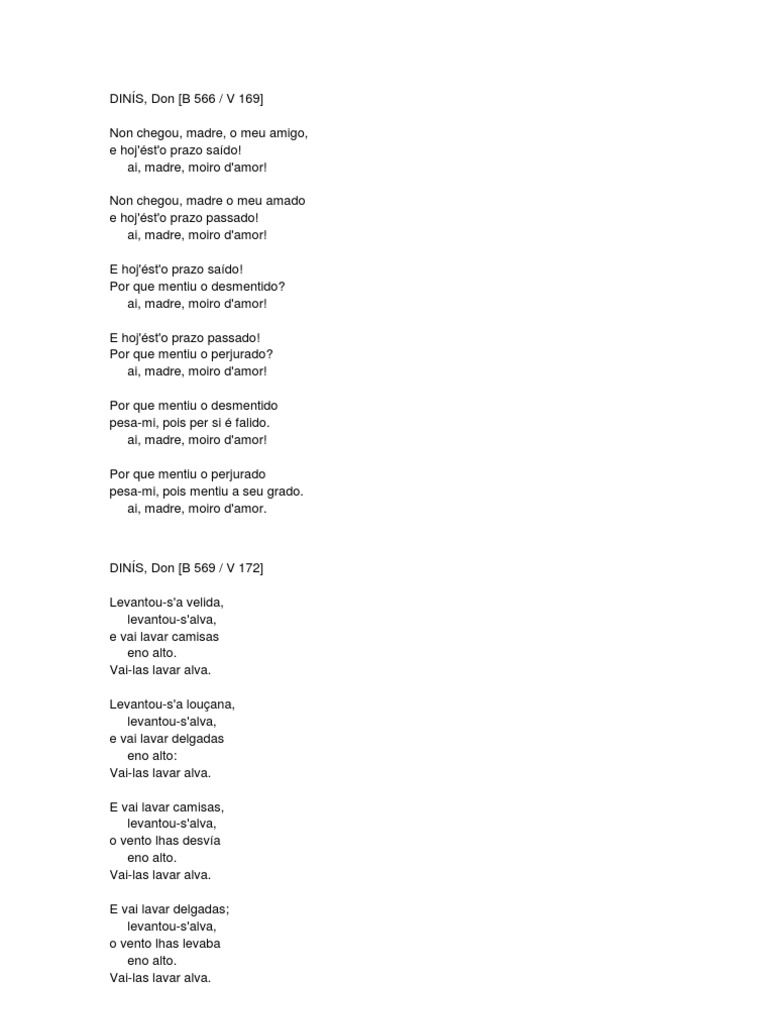 Cantigas de Amigo | PDF | Divindades | Teísmo