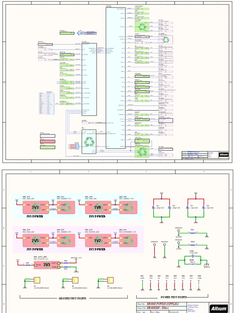 NanoBoard 3000XN Schematics (Xilinx Variant) | PDF | Computer Standards ...