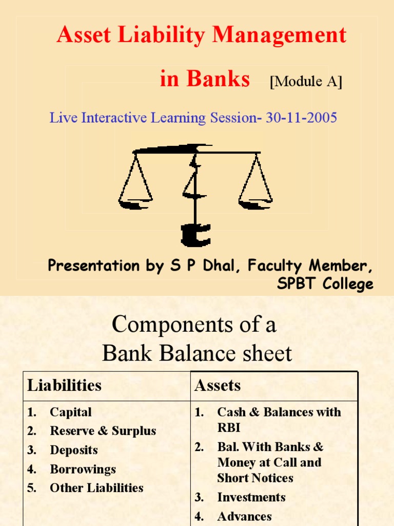 Asset Liability Management in Banks | PDF | Market Liquidity | Bond ...