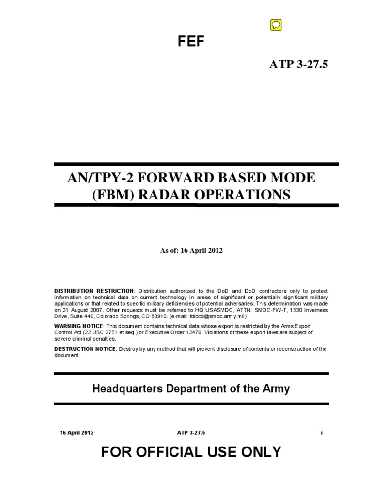 Army AN/TPY-2 | Missile Defense | Military