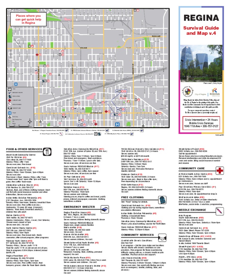 Regina Survival Guide and Map V.4 | PDF