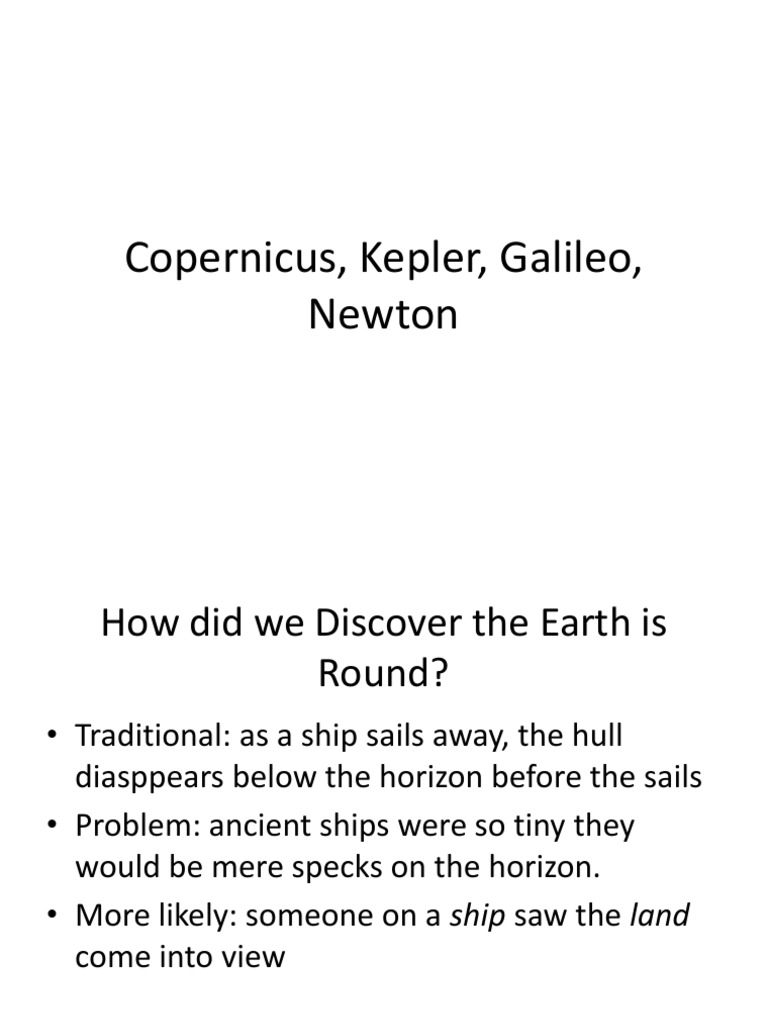 Copernicus, Kepler, Galileo, Newton | PDF | Social Science