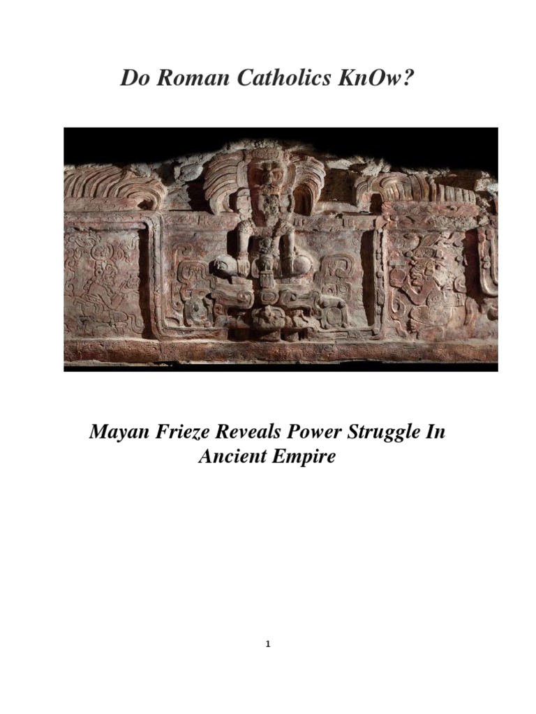 Do RCs KnOw About Mayan Frieze? | PDF | Maya Civilization | Mesoamerica