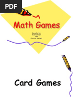 12 Maths Club Games Activities | PDF | Polygon | Mathematics
