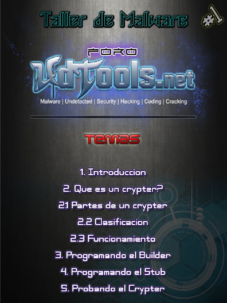 Malware - Creando Crypter Vb6 | PDF | Criptografía | Archivo de computadora