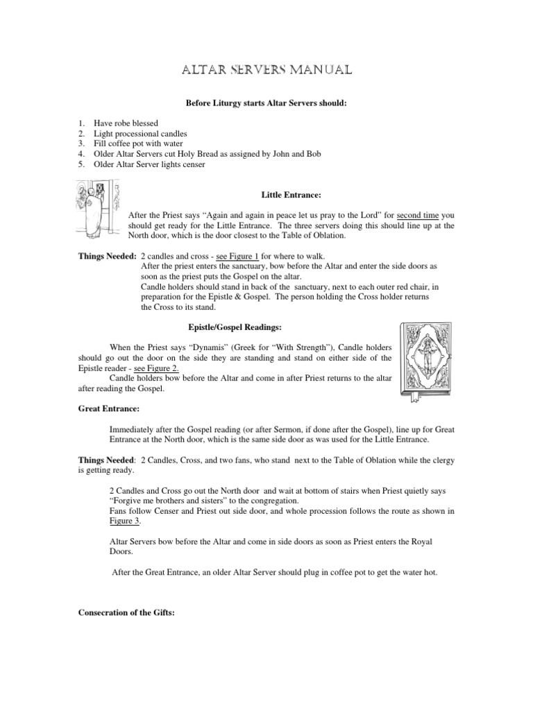 Altar Server Manual | Altar | Christian Worship And Liturgy