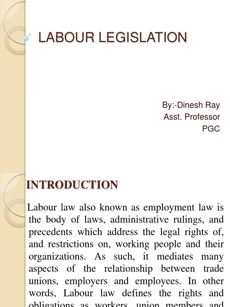 Unit 5 Labour Law | Download Free PDF | Labour Law | Wage