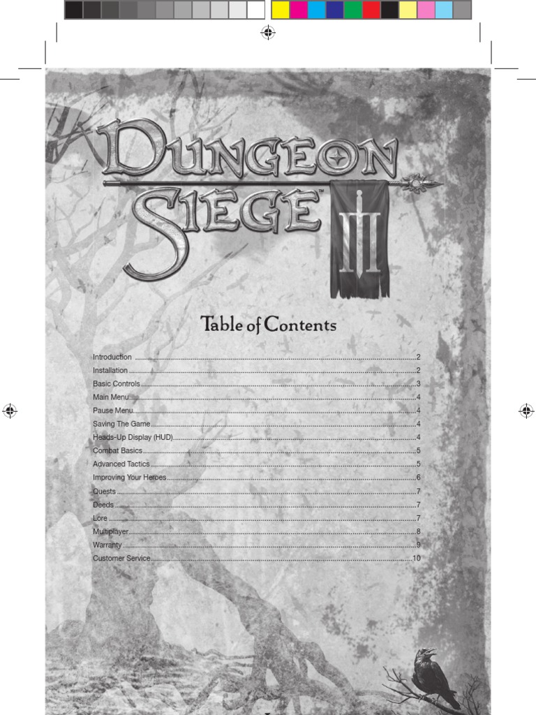Dungeon Siege 3 Manual | PDF | Video Games | Epilepsy