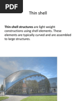 Thin Shell Concrete Structure | PDF | Building Technology | Components