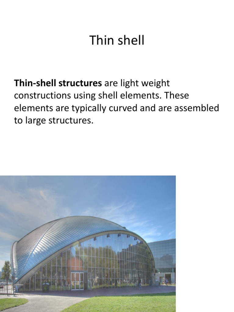 Thin Shell Concrete REVISED | PDF | Building Engineering | Buildings ...