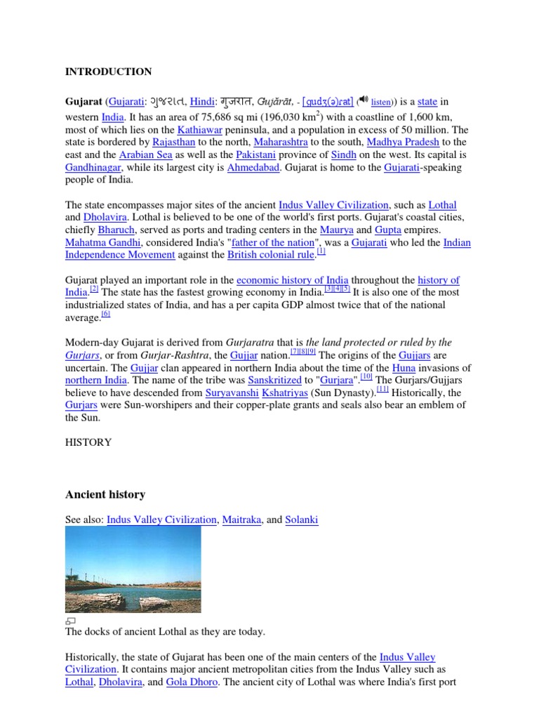 Gurjars: Ancient History | PDF | Gujarat | South Asia