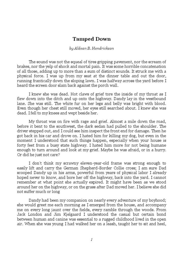 Tamped Down | PDF | Nature