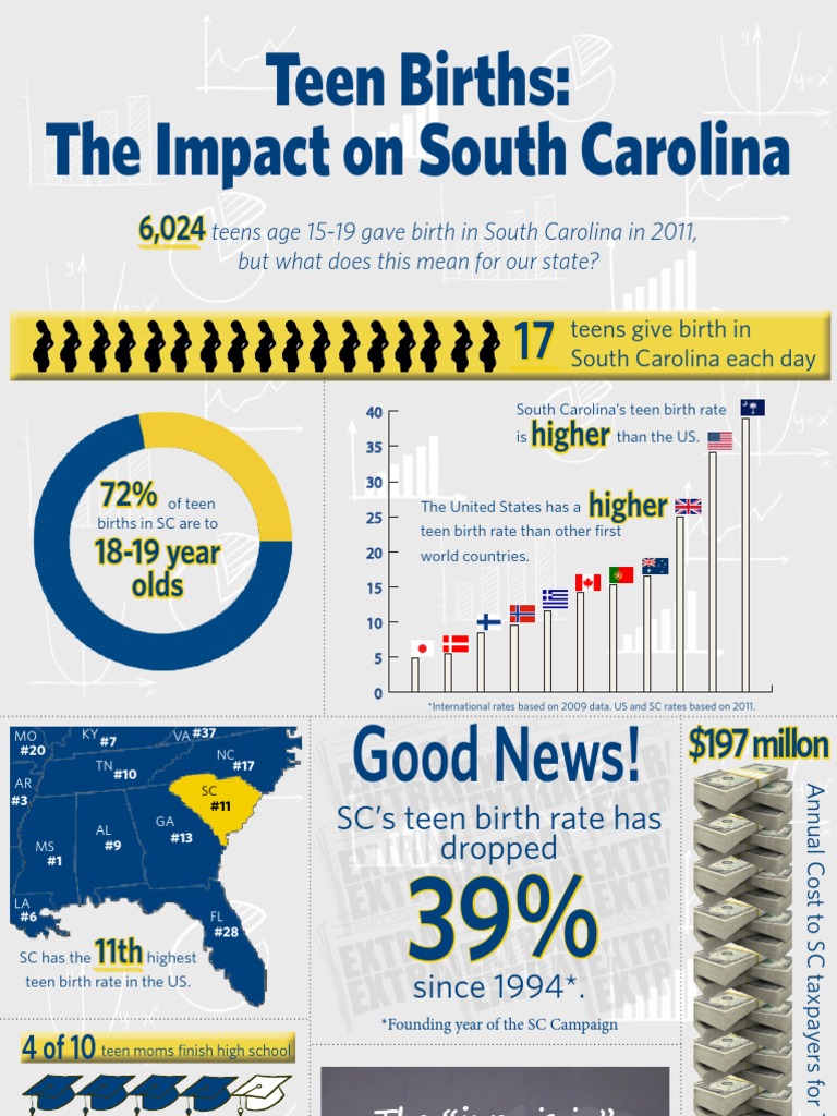 South Carolina Teen Birth Rates Impact | PDF | Social Science