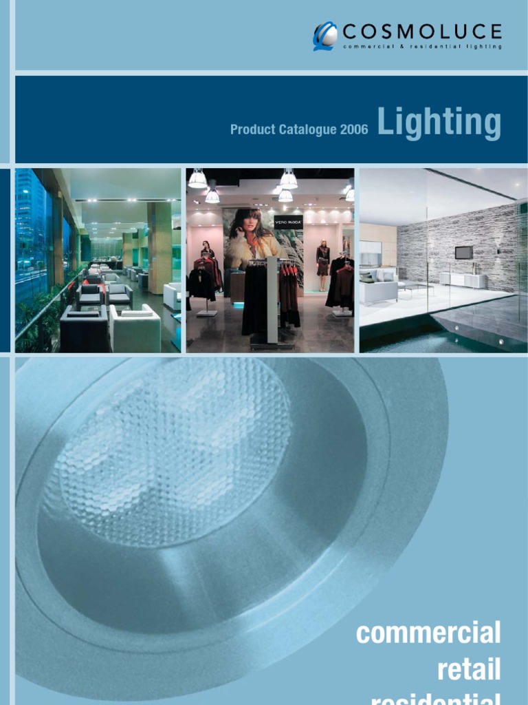 Cosmoluce Products Catalogue 2006 Full | PDF | Fluorescent Lamp ...