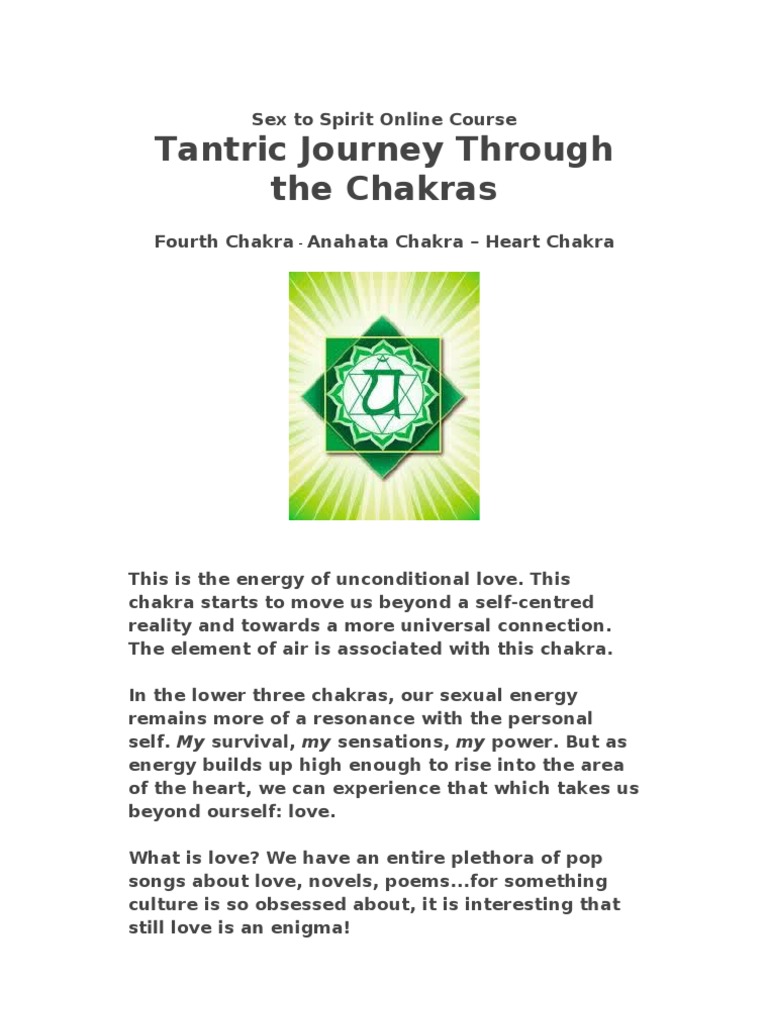 Fourth Chakra | PDF | Chakra | Tantra