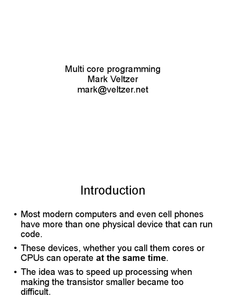 Multi Core | PDF | Cpu Cache | Multi Core Processor