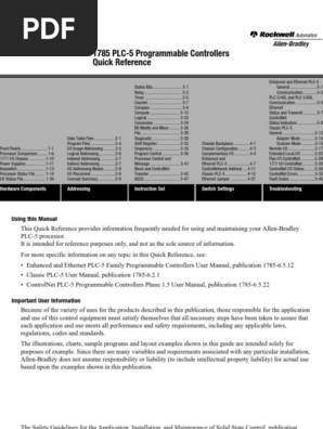 Allen Bradley Plc 5 Slot Addressing - goodjet