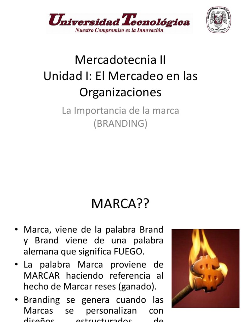 La Importancia de La Marca (BRANDING) | PDF | Gestión de la marca | Marca