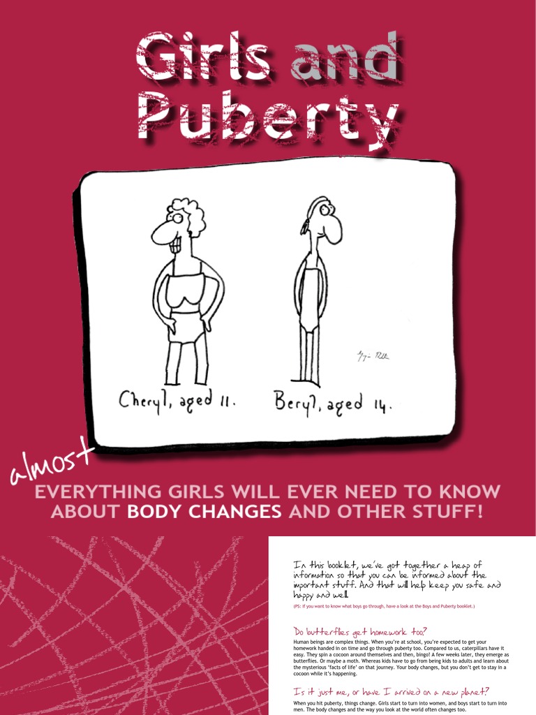Girls And Puberty Booklet Pdf Menstrual Cycle Uterus