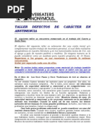 Siete Defectos de Carácter en AA | PDF | alcoholicos anonimos | Lujuria