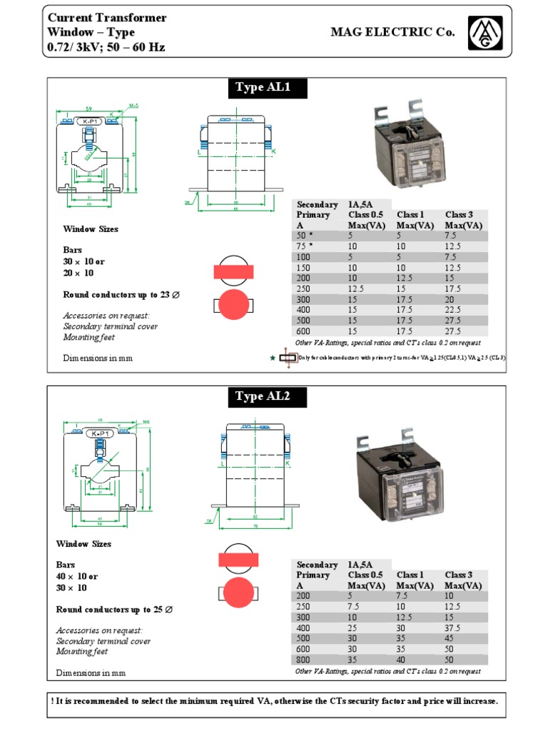 20 - Current Transformer (Mag Electric) PDF | PDF | Transformer | Power ...