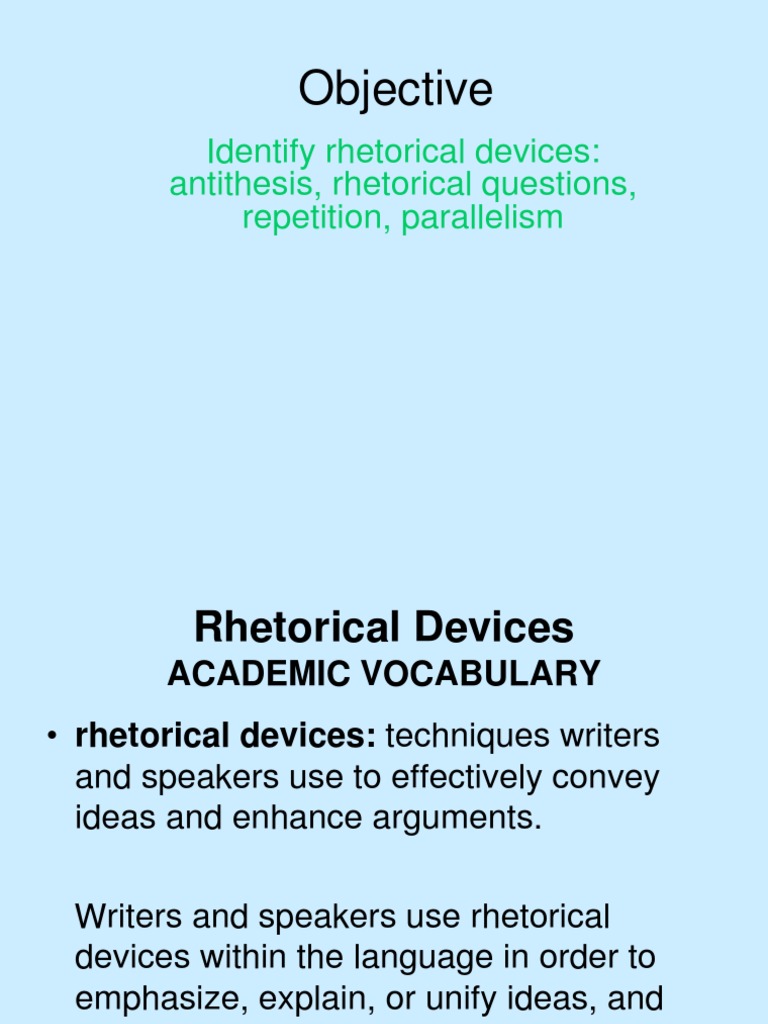 Rhetorical Devices | PDF | Julius Caesar | Ancient Rome