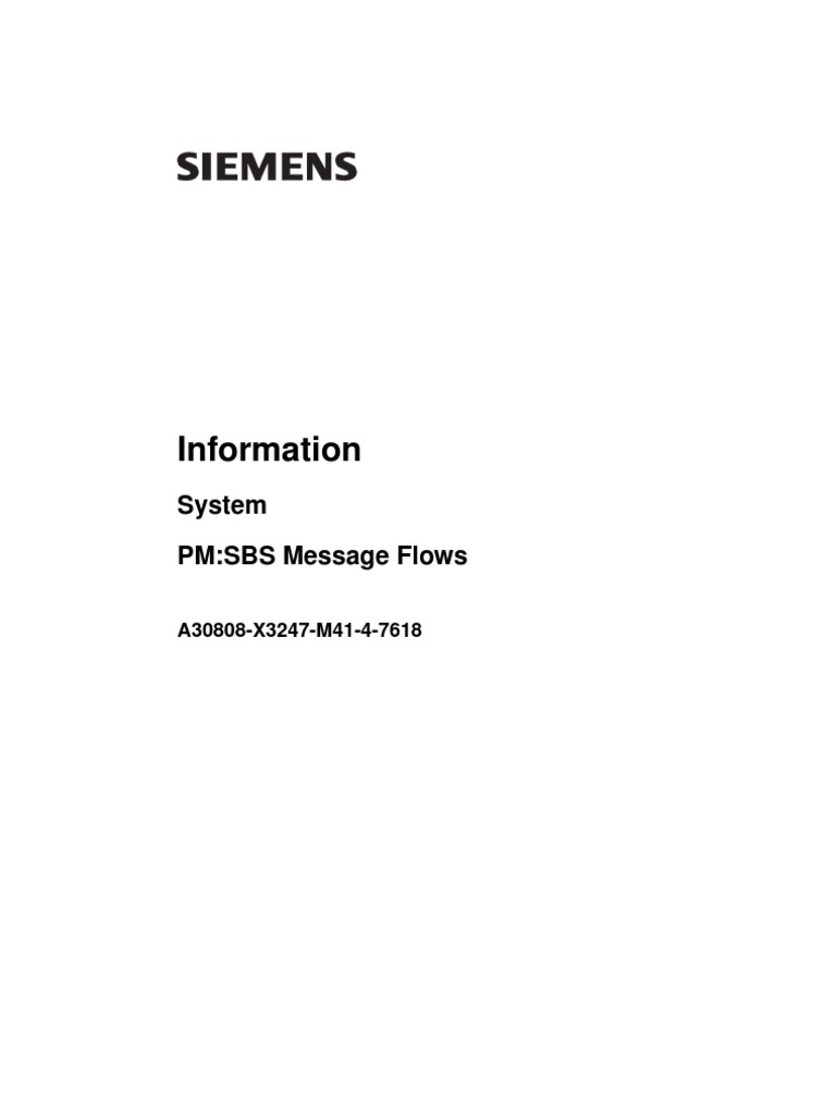 Layer 3 Message - Siemens | PDF
