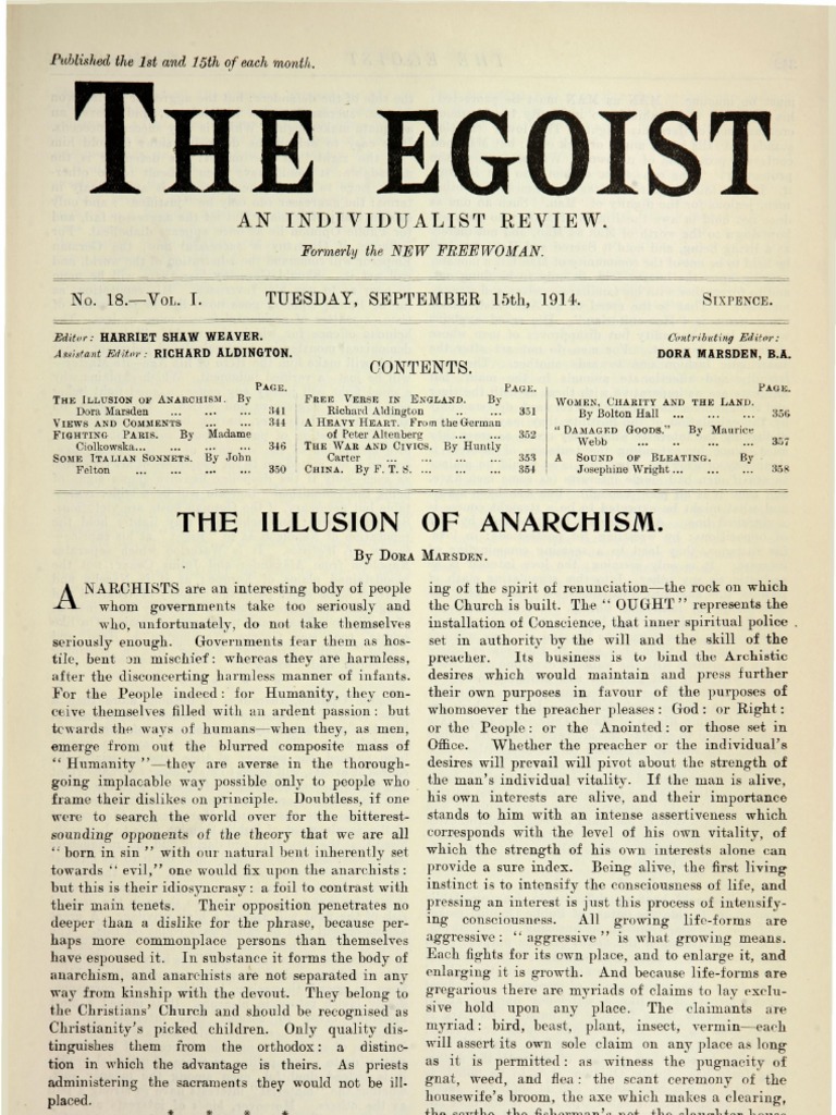 The Illusion of Anarchism: An Analysis of Anarchist Philosophy and its ...