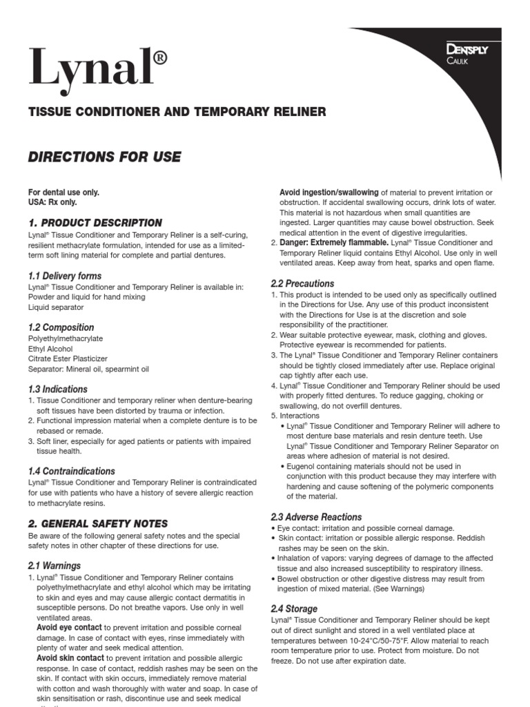 lynal | Dentures | Allergy