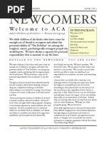 Newcomers Packet SLAA | PDF | Twelve Step Program | Alcoholics Anonymous