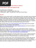 Gamma World 1E Mutations PDF | PDF | Mutation | Wound