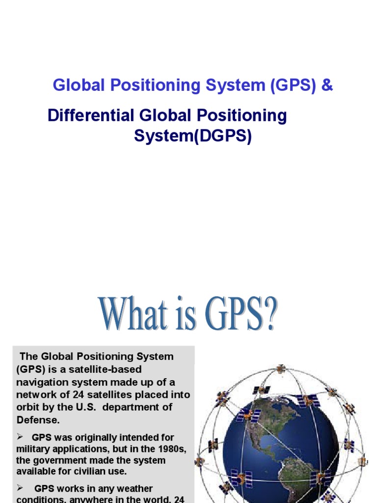 Differential Global Positioning System (DGPS) | PDF