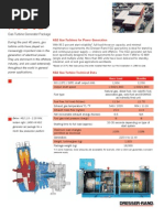 GE FRAME 9E GAS TURBINE GENERATOR Plant Spec Data | PDF | Gas Turbine ...