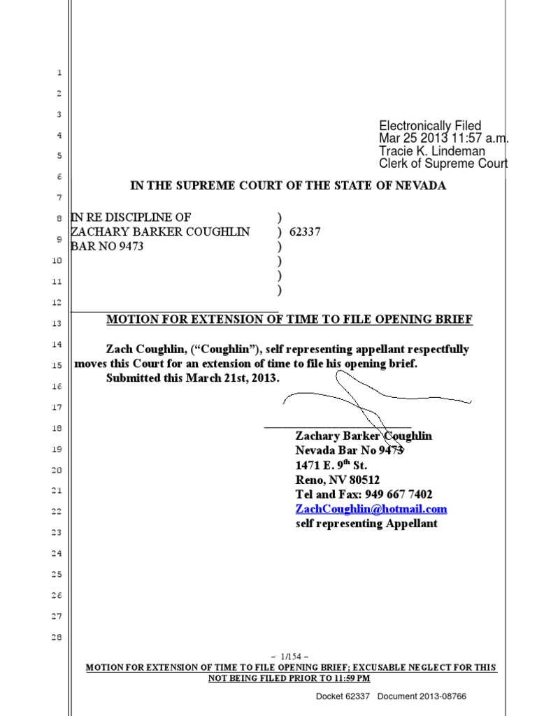 3 25 13 Motion For Extension of Time To File Opening Brief 0204 62337 ... 3 25 13 Motion For Extension of Time To File Opening Brief 0204 62337 ...